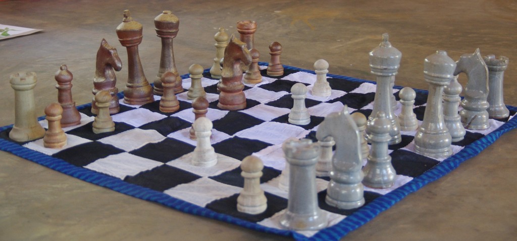 MYLAPORE TIMES - Chess set made of clay and cloth