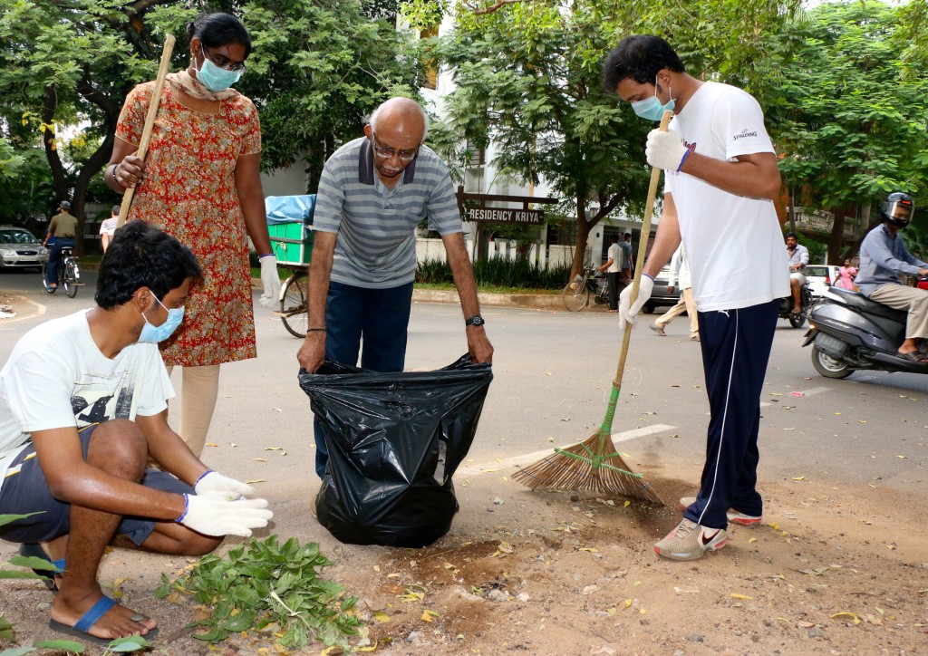 MYLAPORE TIMES - Clean India campaign by B. M. Garden Street residents
