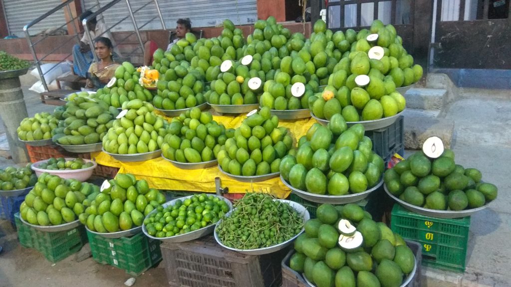 MYLAPORE TIMES - Andhra avakkai mangoes are selling hot in Mylapore