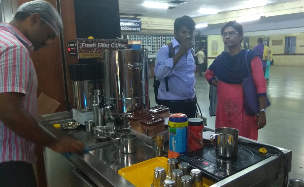MYLAPORE TIMES - IRCTC introduces food stalls at Thirumayilai MRTS station