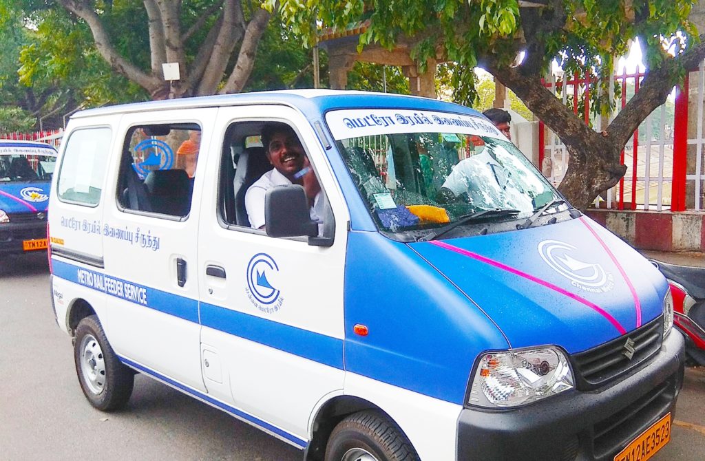 MYLAPORE TIMES - Chennai Metro Rail's feeder cab service comes to Mylapore