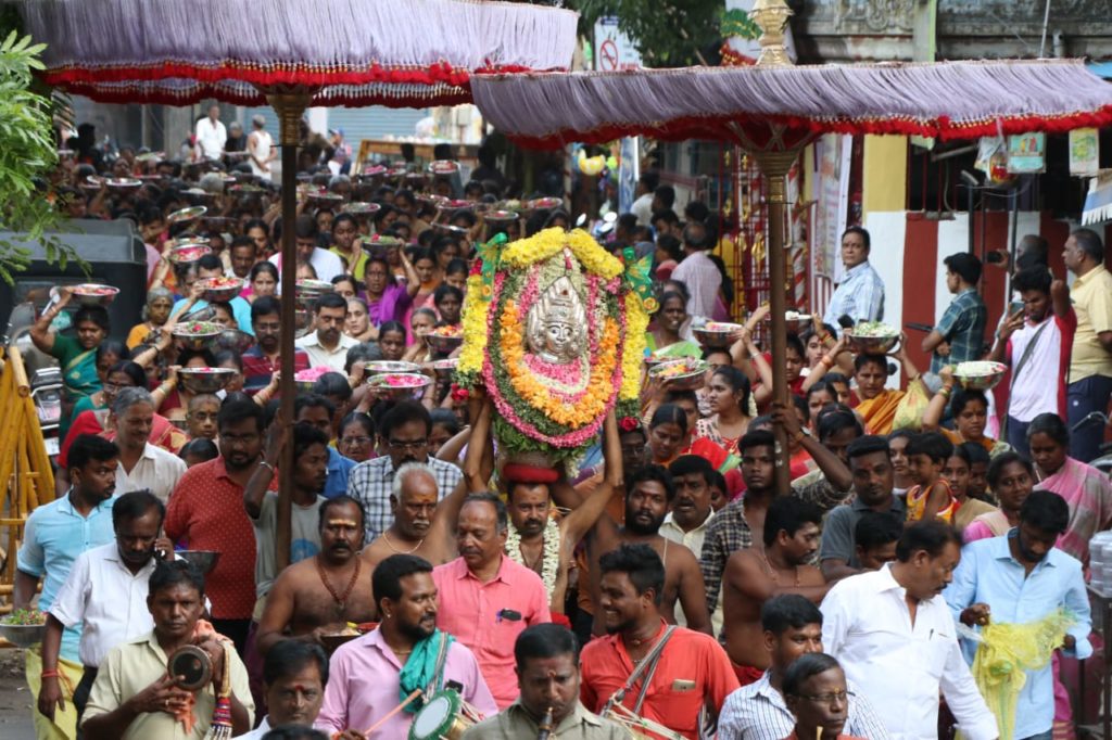 MYLAPORE TIMES - Aadi celebration marked with offering of flowers