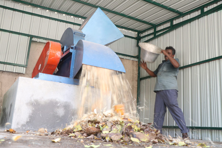 MYLAPORE TIMES - Chennai Corporation sets up coconut waste-shredding ...