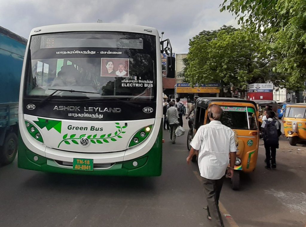 MYLAPORE TIMES - Electric MTC bus that connects Mylapore gains popularity