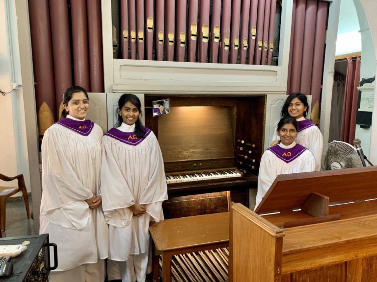MYLAPORE TIMES - Four women take turns to play pipe organ for Women's ...