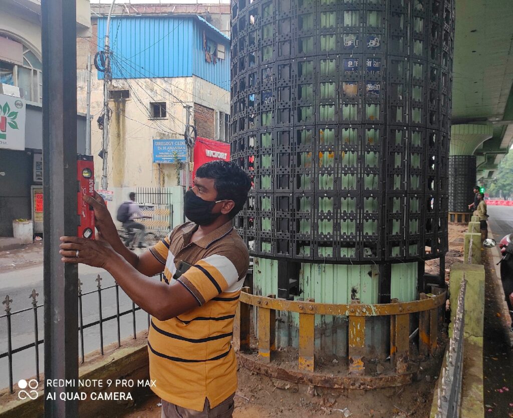 MYLAPORE TIMES - Vertical garden to be created around pillars of TTK ...