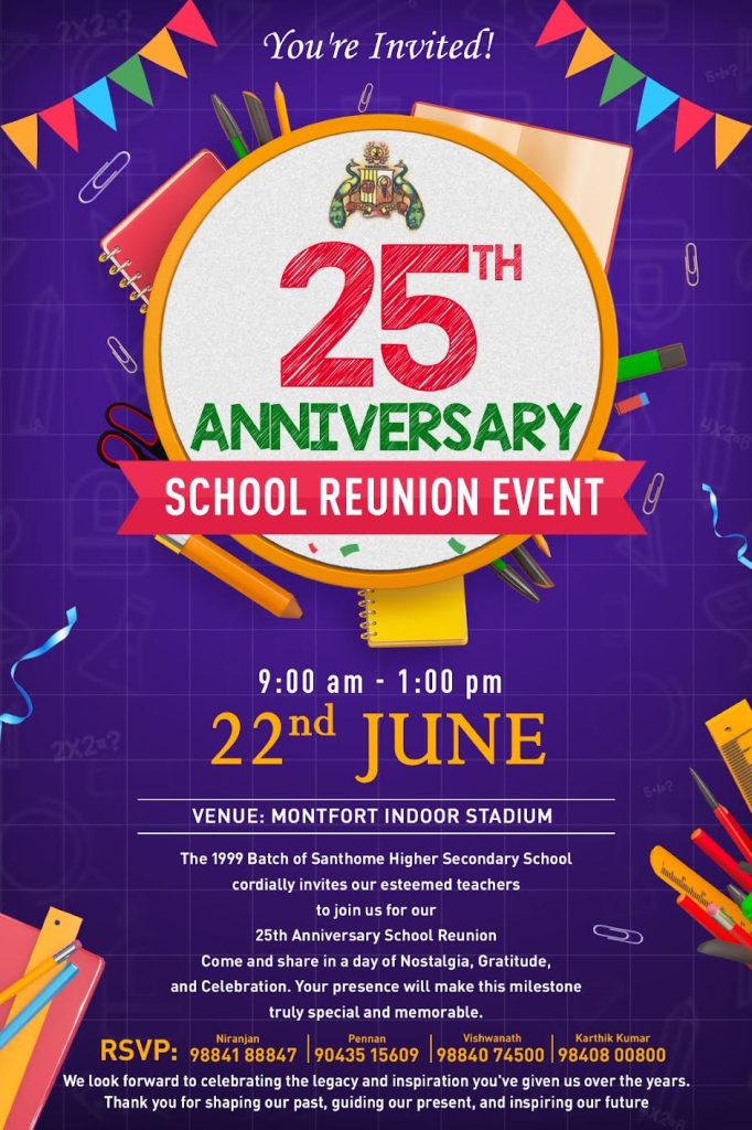 MYLAPORE TIMES - 1999 batch of San Thome School meets today to ...